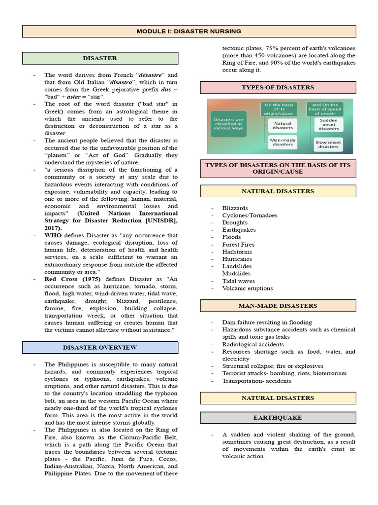 Quiz 1 Disaster | PDF | Natural Disasters | Hazards