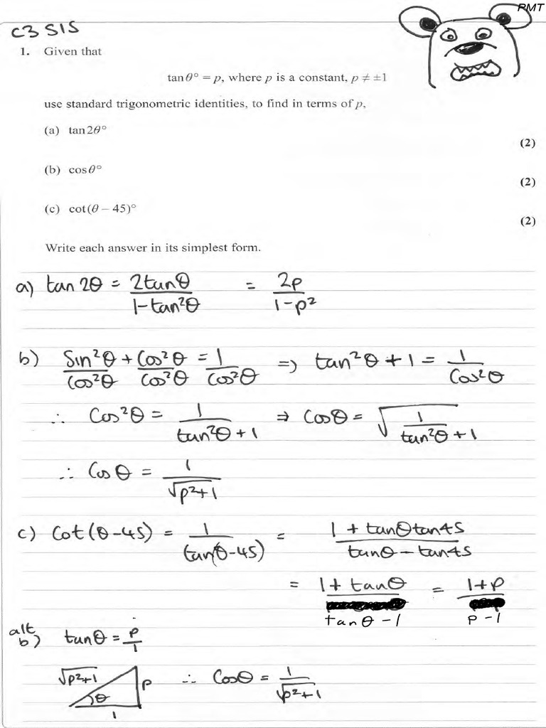 downloadMathsA LevelC3Papers EdexcelMAJune20201520MA PDF | PDF ...