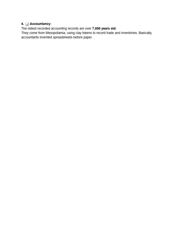 Ancient Accounting Origins Explained | PDF