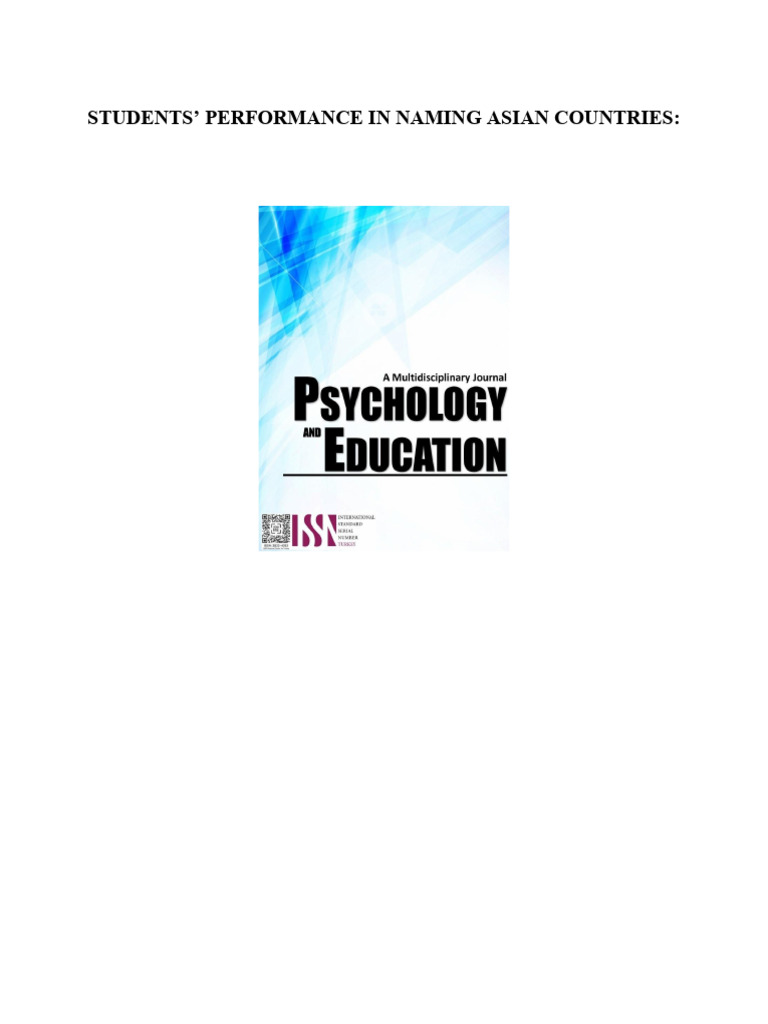 The Use of Researcher-Made Geography Games in Enhancing Students ...