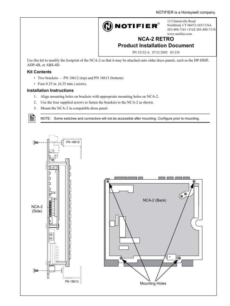 NCA-2 Retro Manual | PDF