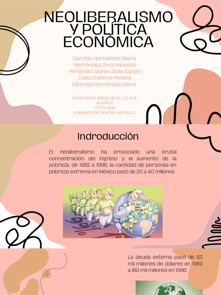 Neoliberalismo y Política Económica 408 | PDF | Neoliberalismo ...