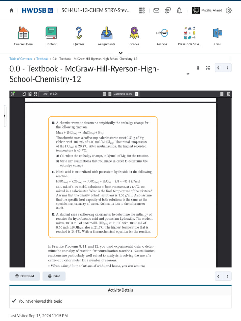 0.0 - Textbook - McGraw-Hill-Ryerson-High-School-Chemistry-12 - SCH4U1 ...