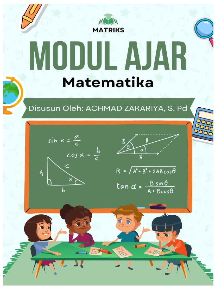 Modul Ajar Matematika: Matriks TSM A | PDF