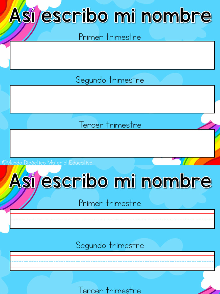 Asi Escribo Mi Nombre | PDF