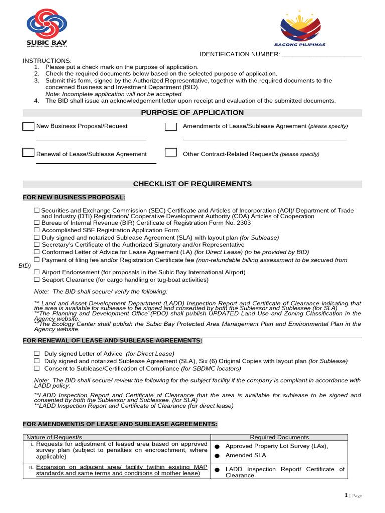 Checklist of Requirement Proforma | PDF | Lease