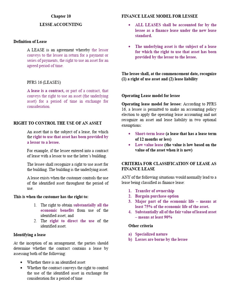 Understanding Lease Accounting Basics | PDF | Lease | Money