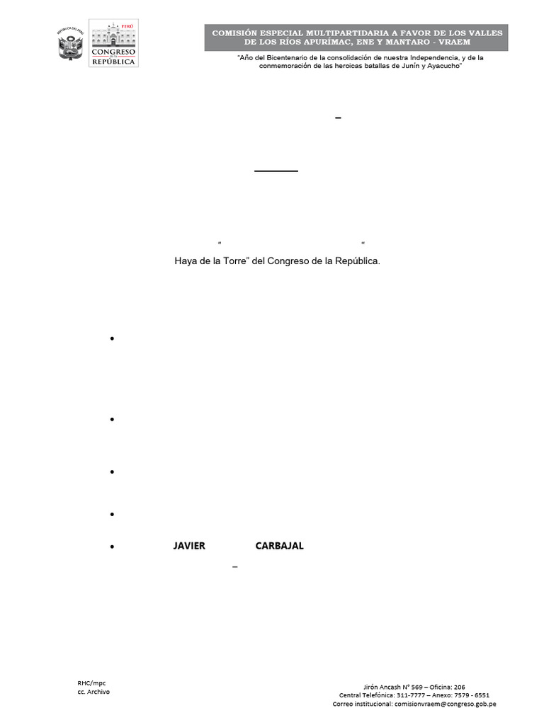 19.02 Vraem 1 | PDF | Gobierno | Comunidad andina