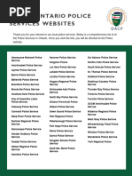 List of Police Station and Numbers | PDF