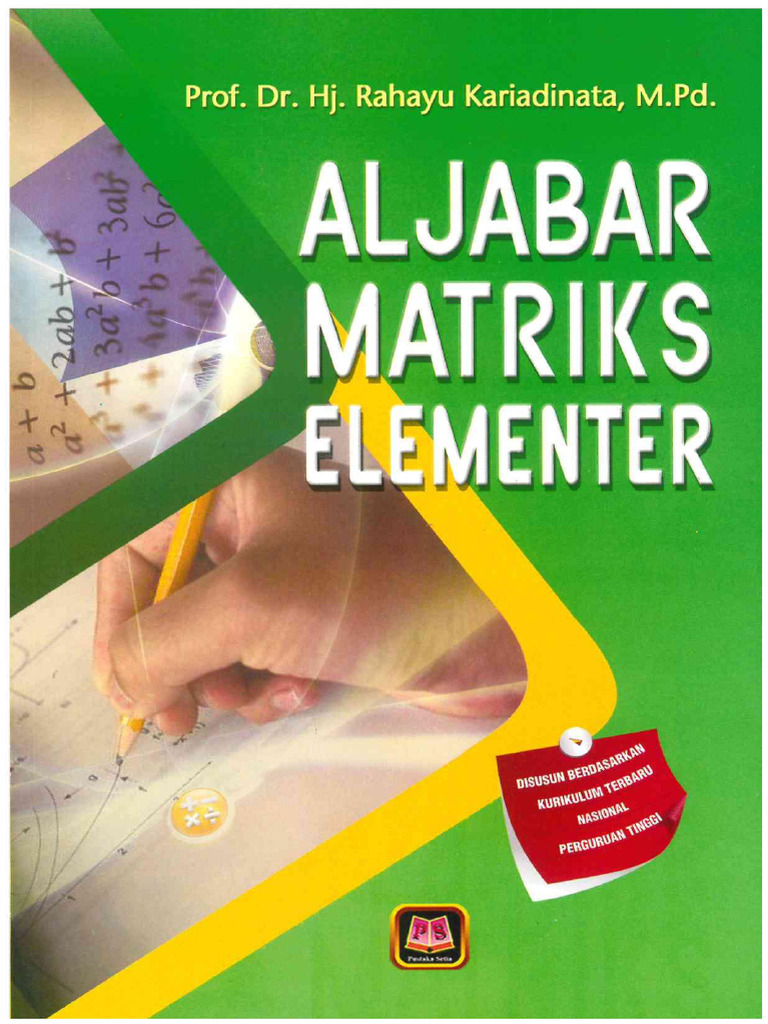 Buku Aljabar Matrik Elementer | PDF