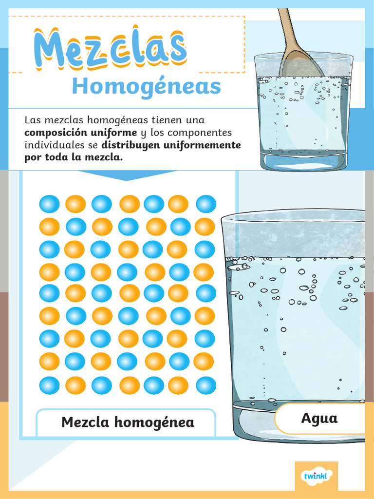 Mezclas Homogéneas y Heterogéneas | PDF