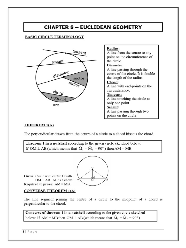 Grade 11 Euclid Geom 2025 | PDF
