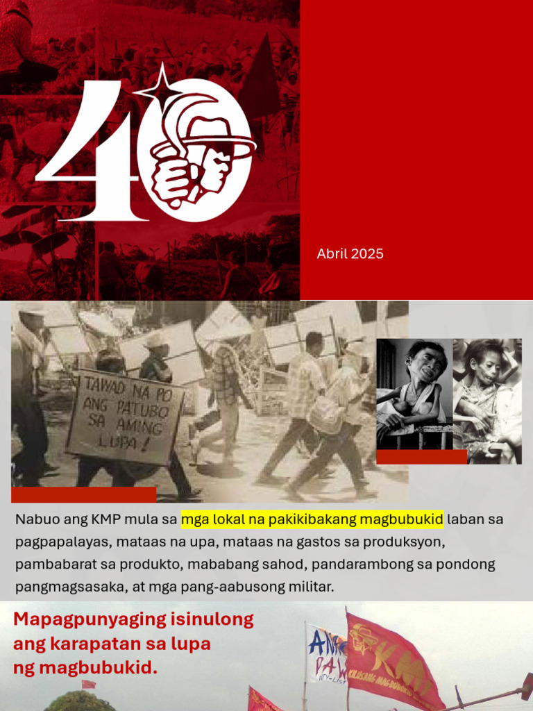 KMP@40 anti feudal 1 | PDF