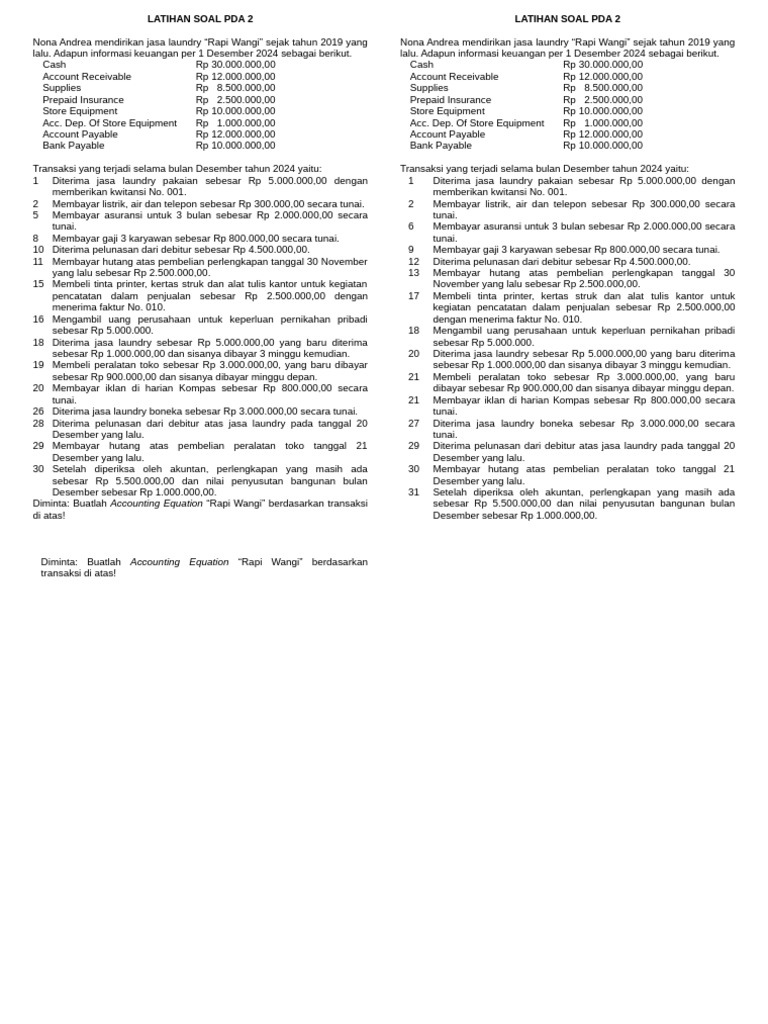 Latsol Pda 2 Susulan | PDF