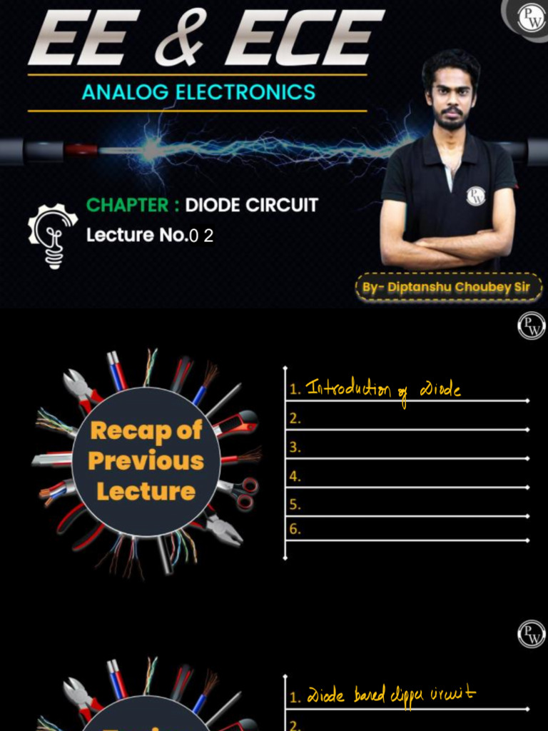 Diode Circuit 02 _ Class Notes | PDF