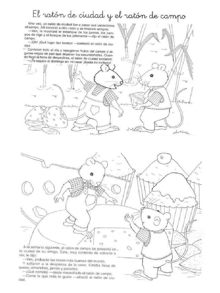Actividad Raton Campo y Ciudad | PDF