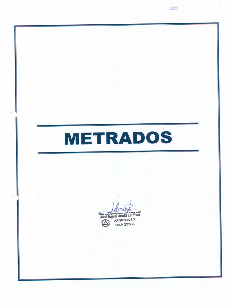 6. METRADOS | PDF