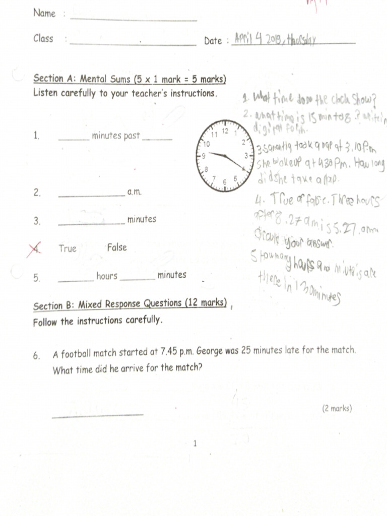 p3 math time elena | PDF