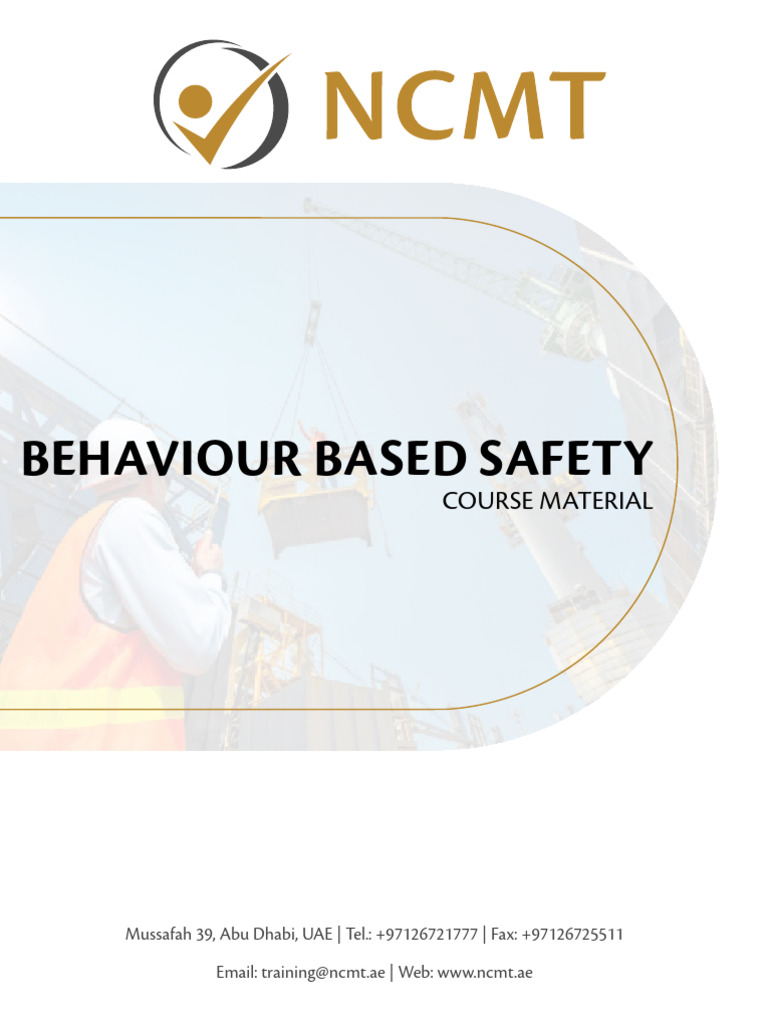 Behaviour Based Safety Overview | PDF | Occupational Safety And Health ...