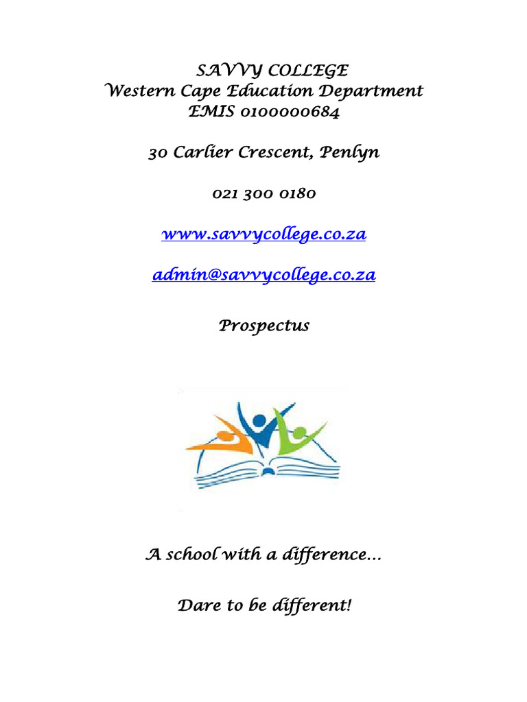 Savvy College School Prospectus 2024 | PDF