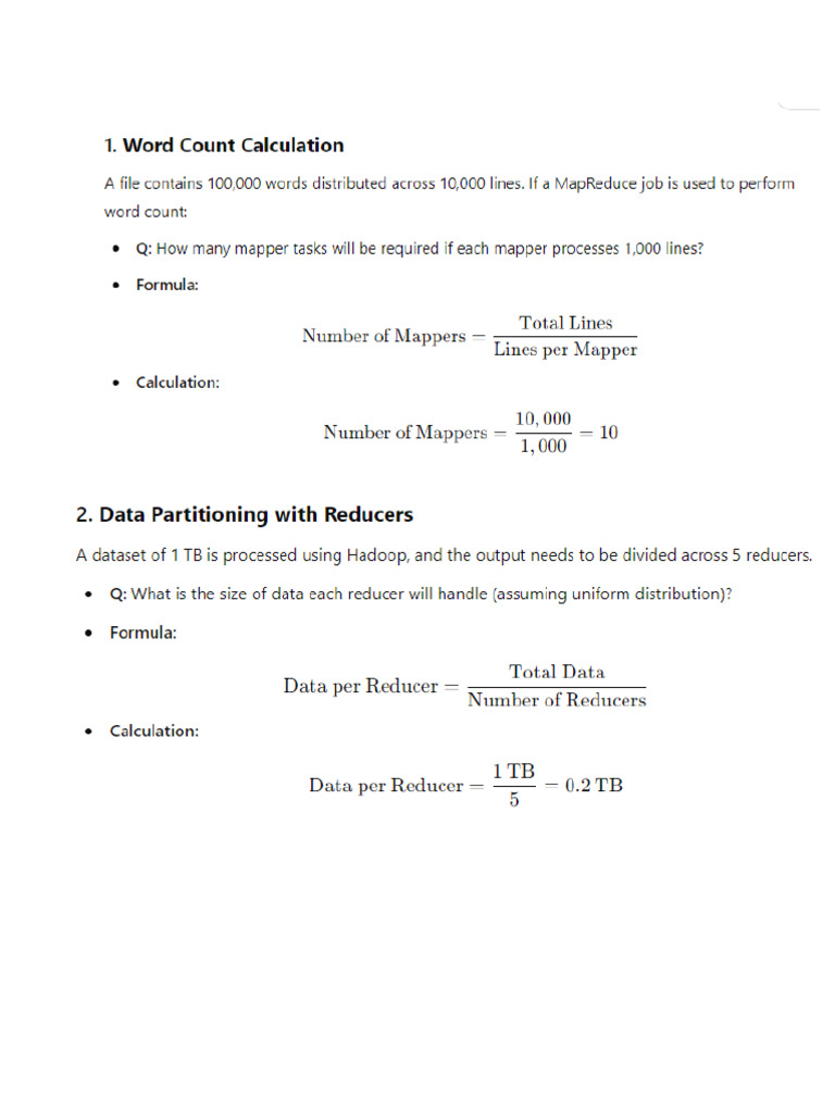 PRACTISE QUESTIONS MapReduce | PDF