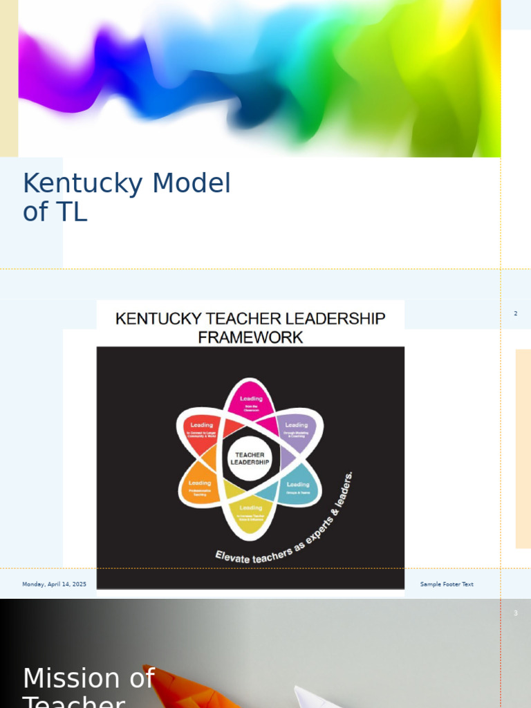 Kentucky Teacher Leadership Model | PDF | Teachers | Learning