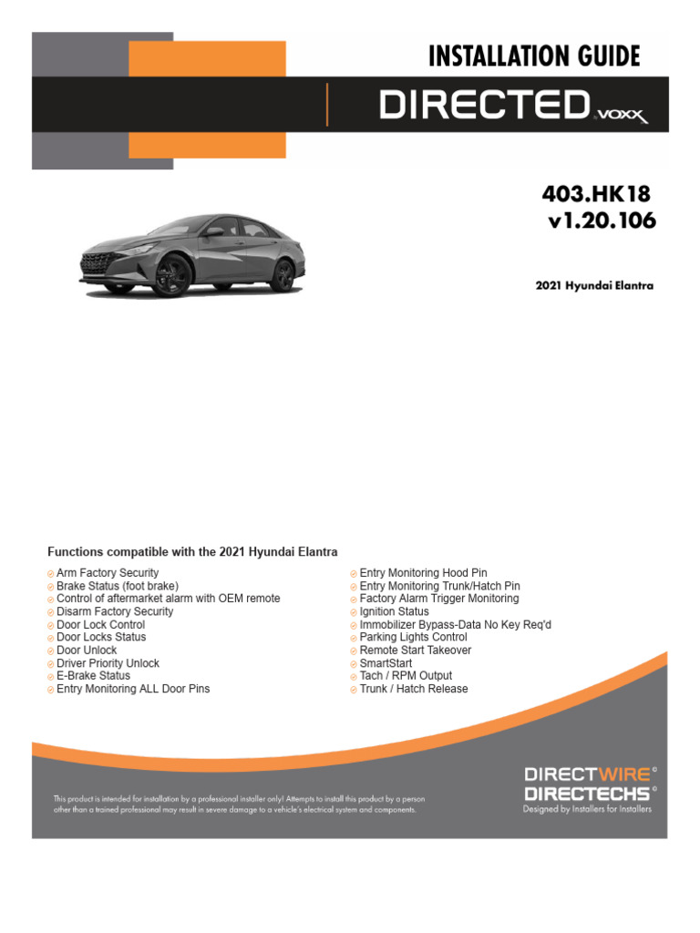 403 HK18 1.20.106 ORI - 2021 Hyundai Elantra - IG - EN - 20250113 | PDF | Electrical Connector ...