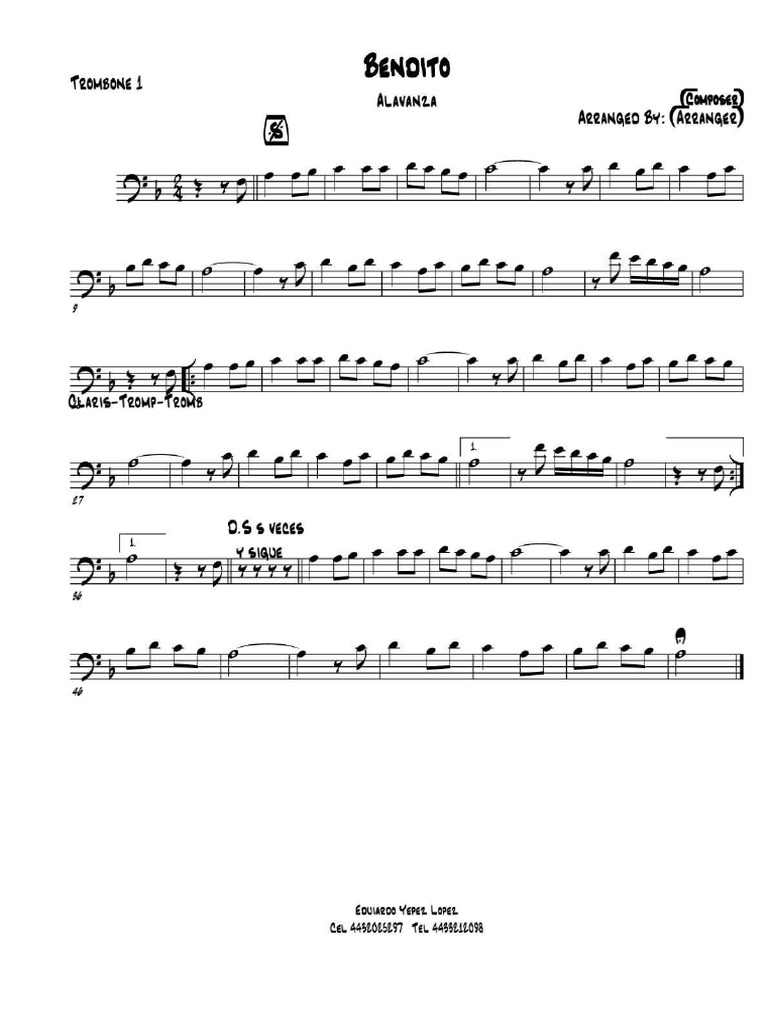 Bendito Trombon | PDF