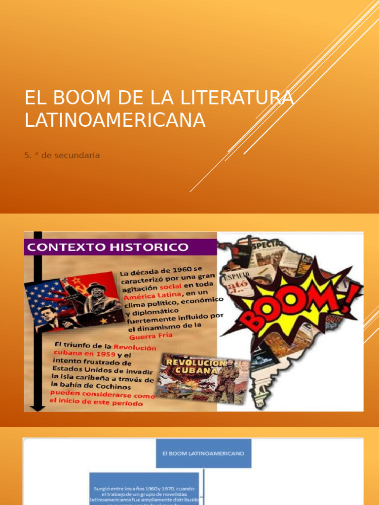 5°el Boom de La Literatura Latinoamericana | PDF