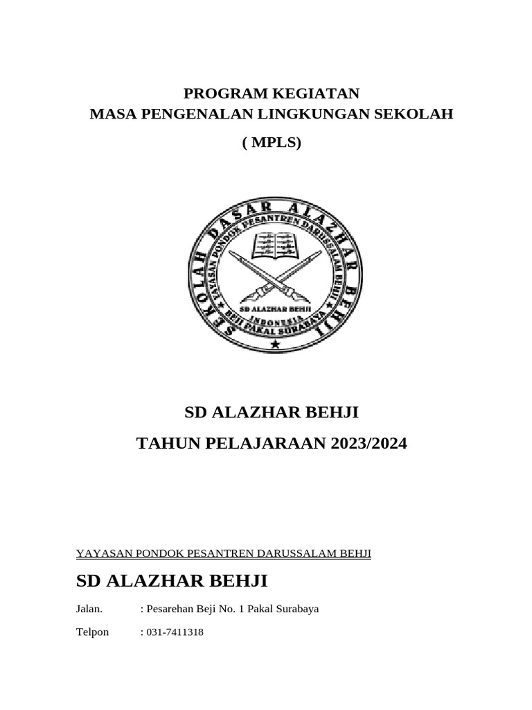 PROGRAM MPLS 2023-2024 | PDF