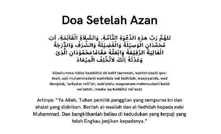 ADZAN | PDF
