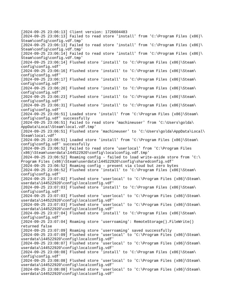 Configstore Log | PDF | Microcomputers | Intel