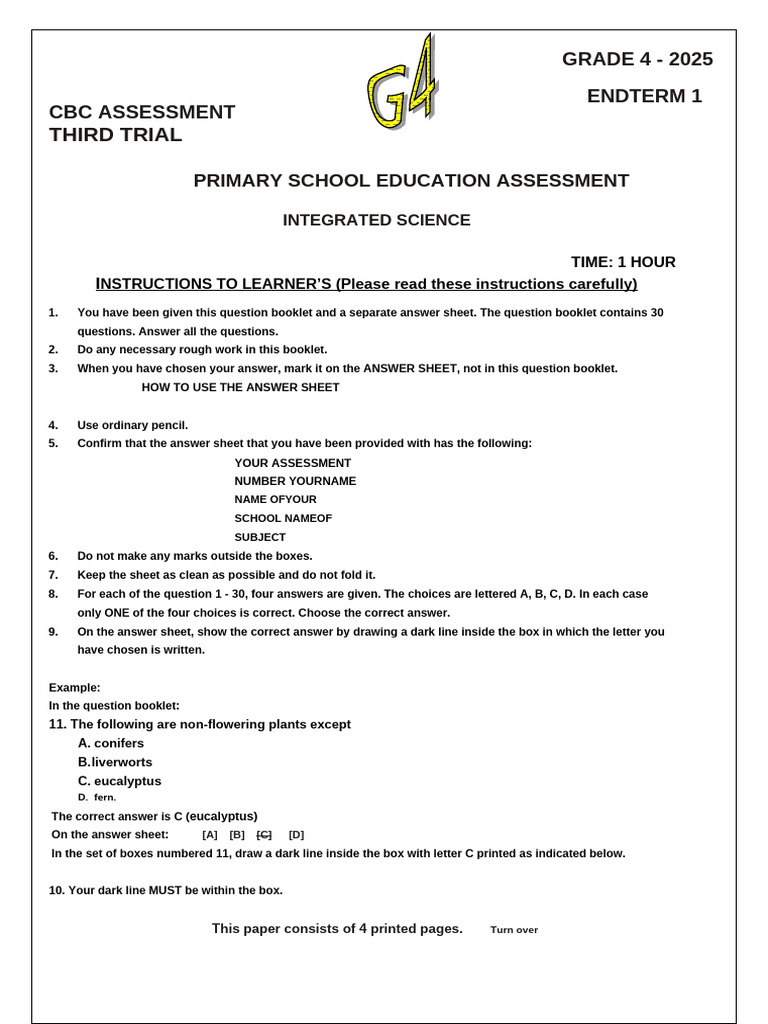 G4 Integrated Science 1 | PDF | Manure