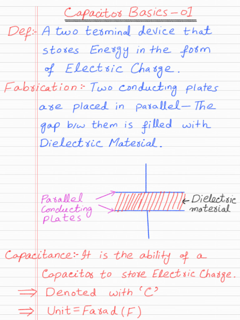 Capacitor Basics-01 | PDF