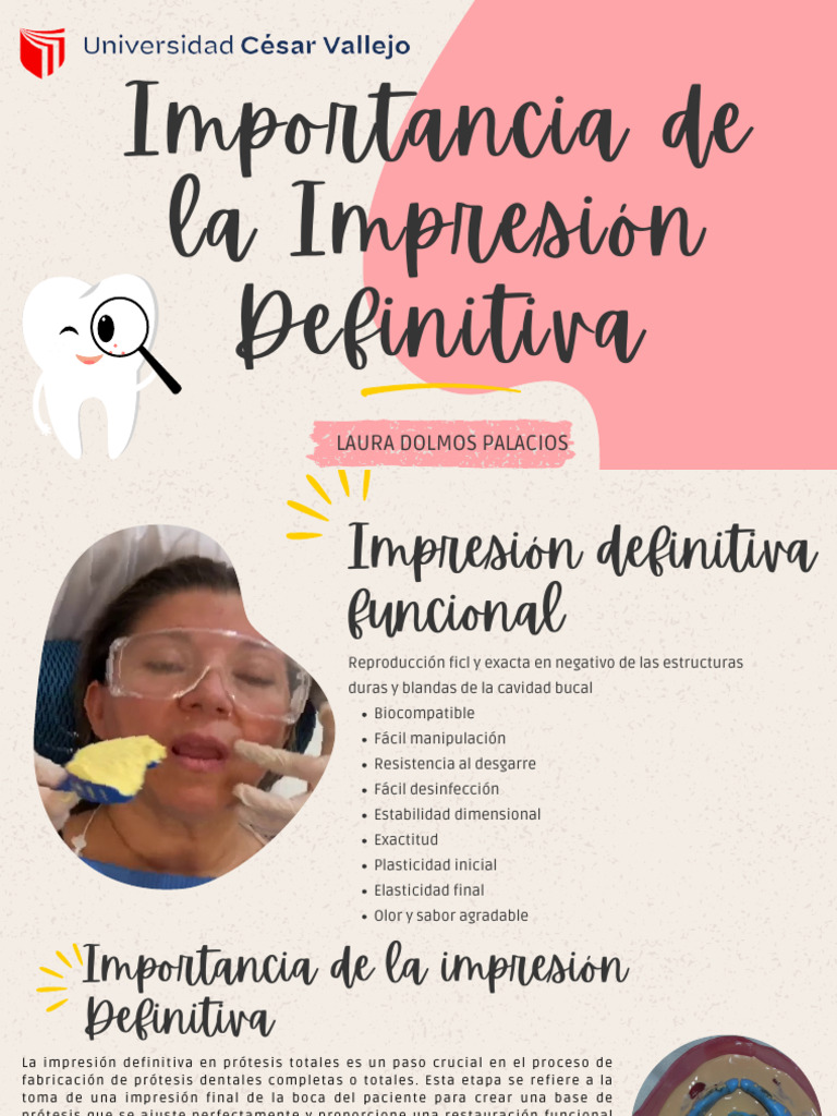 Importancia de La Impresión Definitiva en Protesis | PDF | Odontología