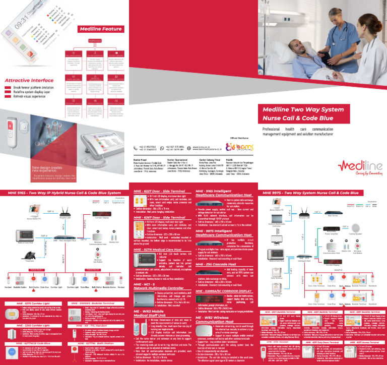 Catalog Nurse Call Dan Code Blue Mediline | PDF | Service Industries ...