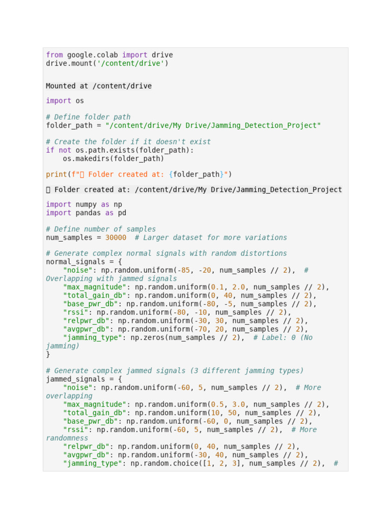 Jamming Detection | PDF | Receiver Operating Characteristic | Data Analysis