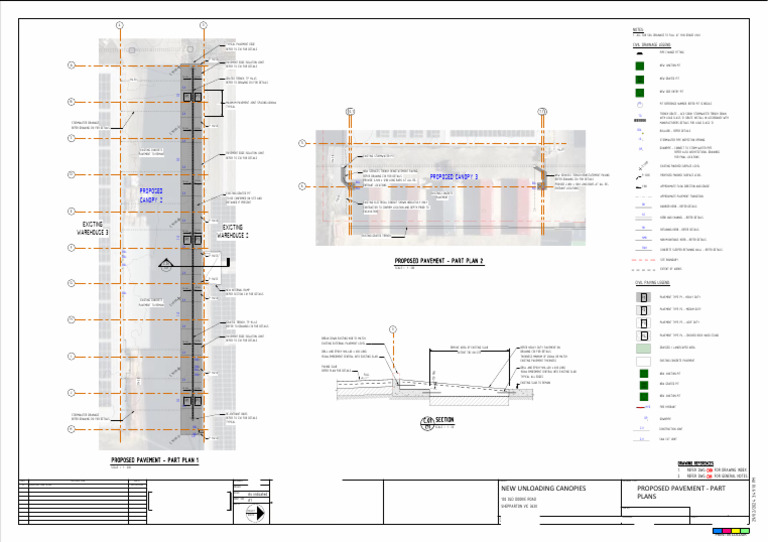 C21 - Proposed Pavement - Part Plans | PDF | Drainage | Road Surface