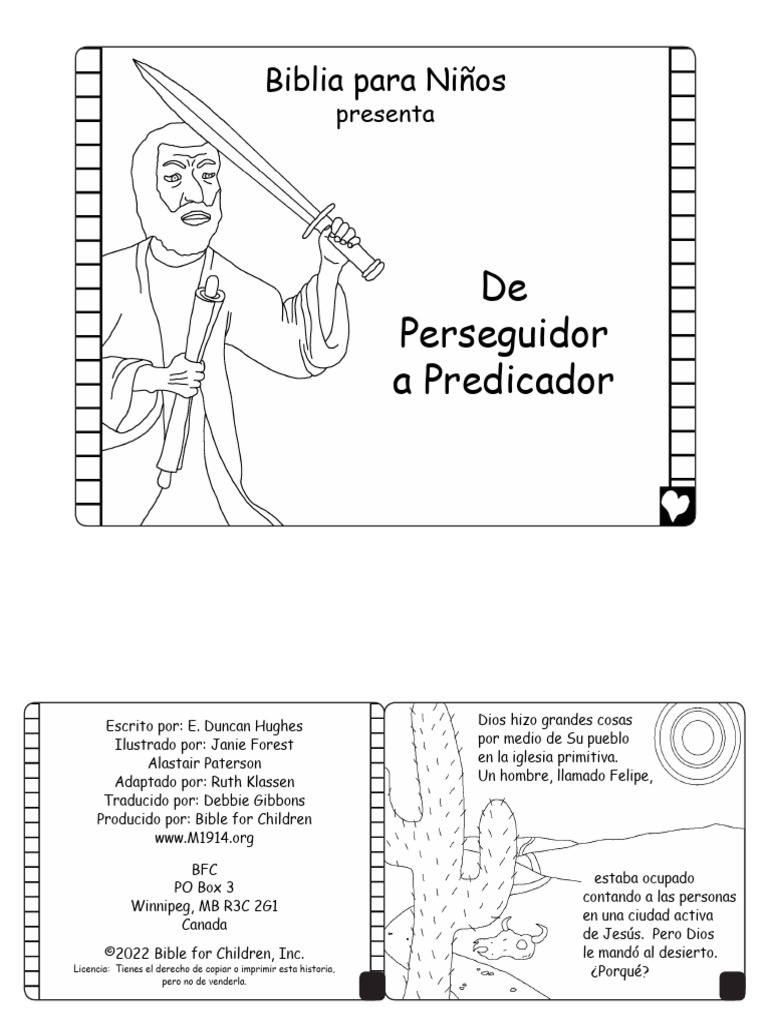 58 From Persecutor To Preacher Spanish CB6 | PDF | Pablo el apóstol ...