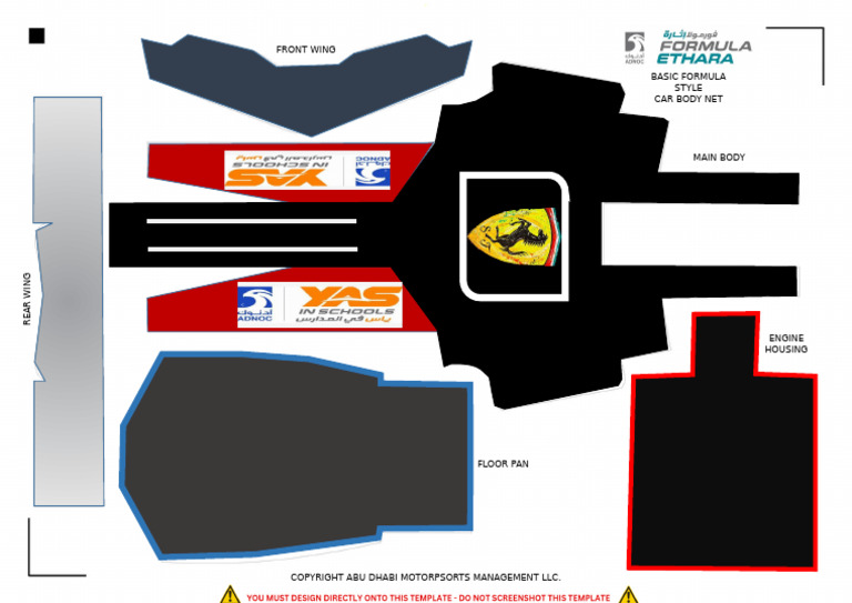 Basic Formula Car Body Template 24 | PDF
