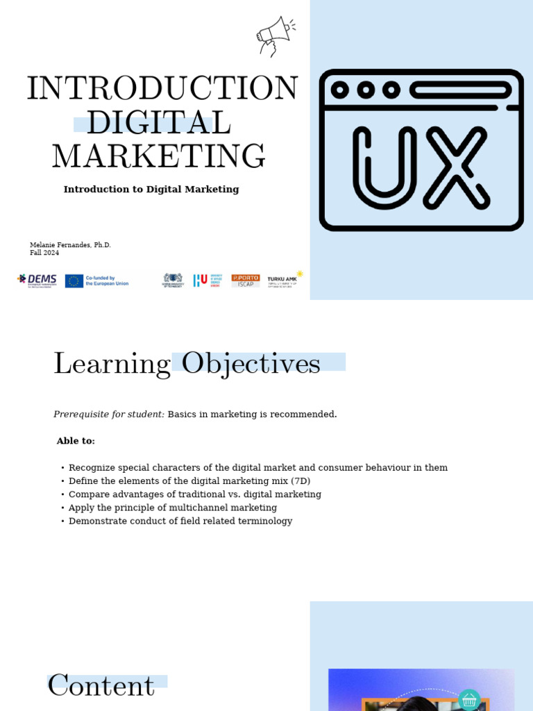 Introduction To Digital Marketing | PDF | Digital Marketing | Marketing