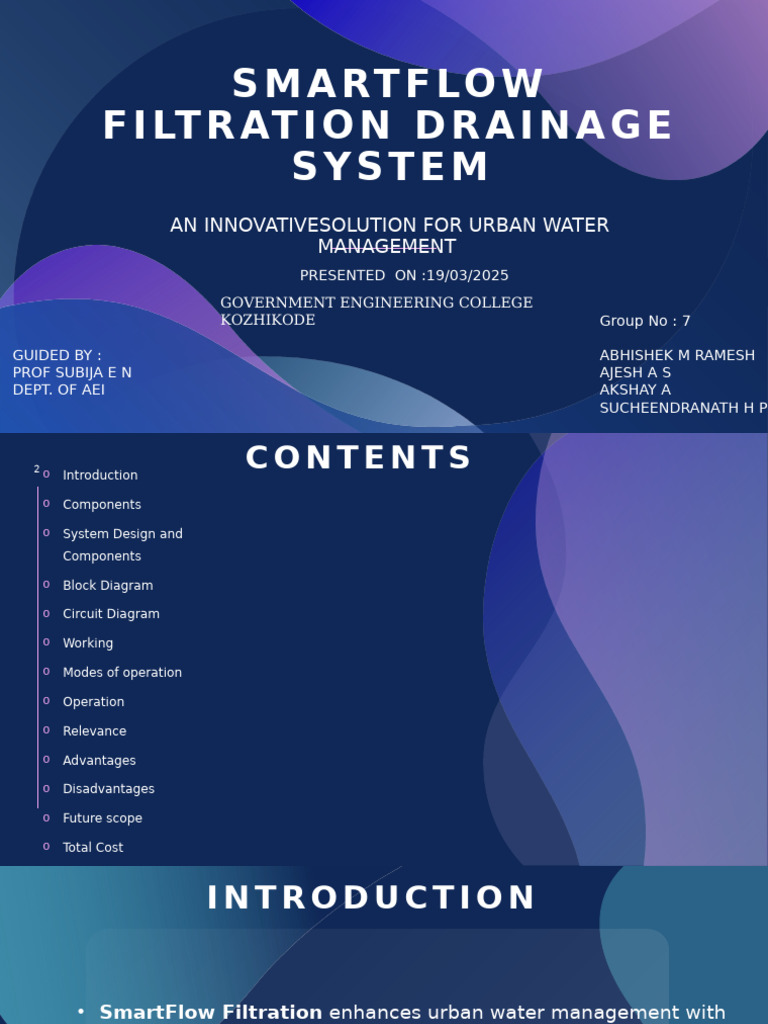 Smartflow Filtration Drainage System (1) Fin L | PDF | Pump | Relay