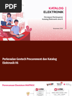 ALUR Dan Proses Bisnis E-Katalog V6 Ke All Pemda Desember 2024 | PDF
