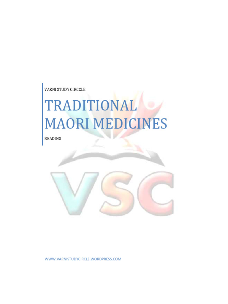 Traditional Maori Medicine Overview | PDF | Alternative Medicine ...