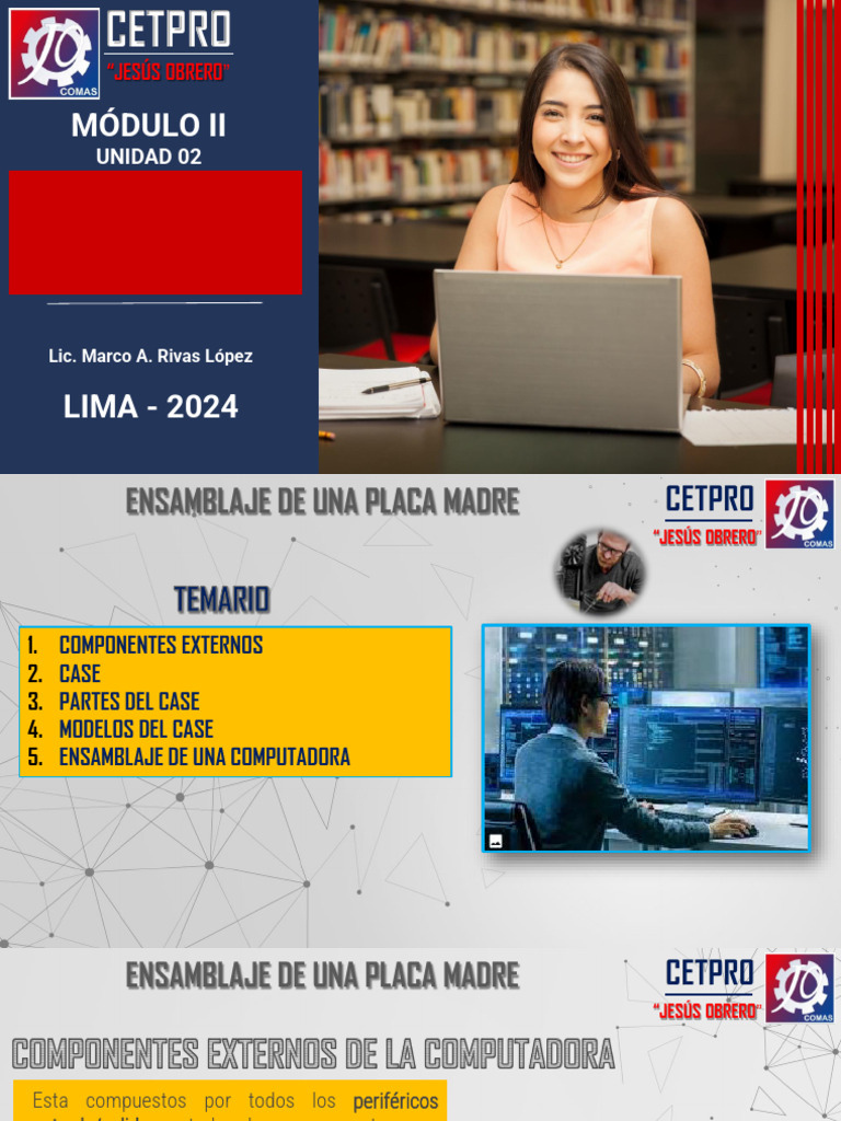 Ensamblaje y Componentes del Case PC | PDF | Plataformas de videojuegos ...