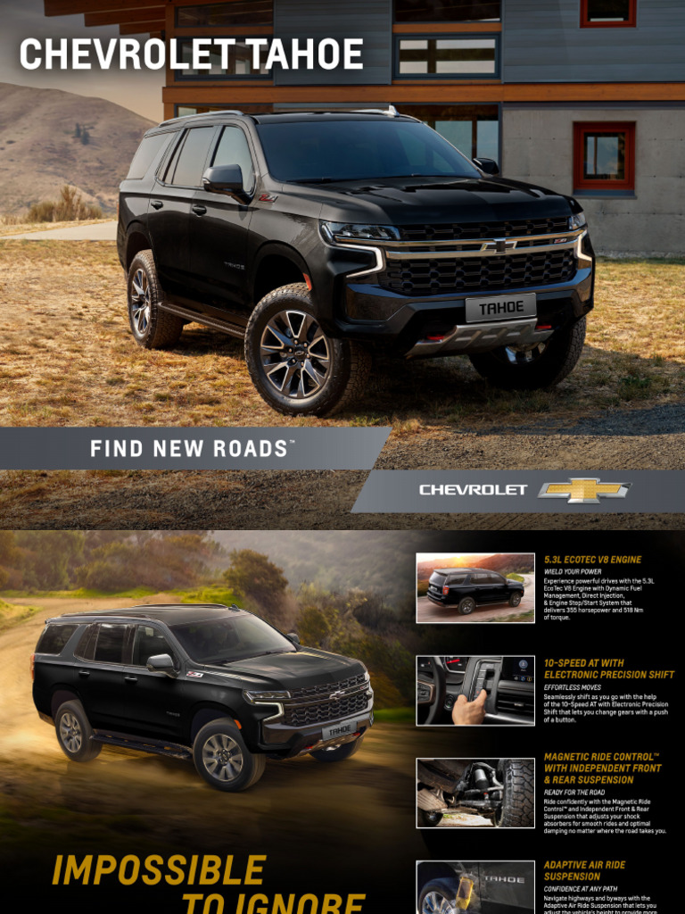 Chevrolet Tahoe Brochure | PDF