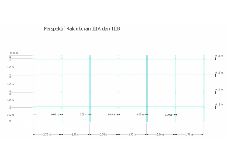 Rak Tampak Samping Ukuran IIIA Dan IIIB | PDF