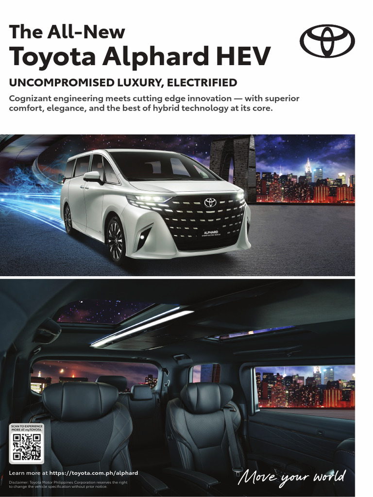 Toyota Alphard HEV: Luxury Redefined | PDF | Hybrid Vehicle | Vehicle ...