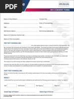 Hiv Consent Form | PDF | Diagnosis Of Hiv/Aids | Hiv