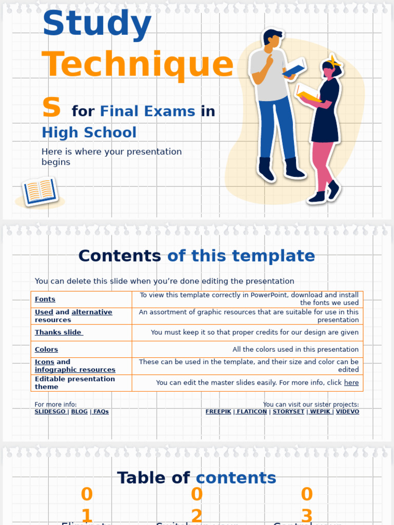 Study Techniques For Final Exams in High School | PDF | Planets ...